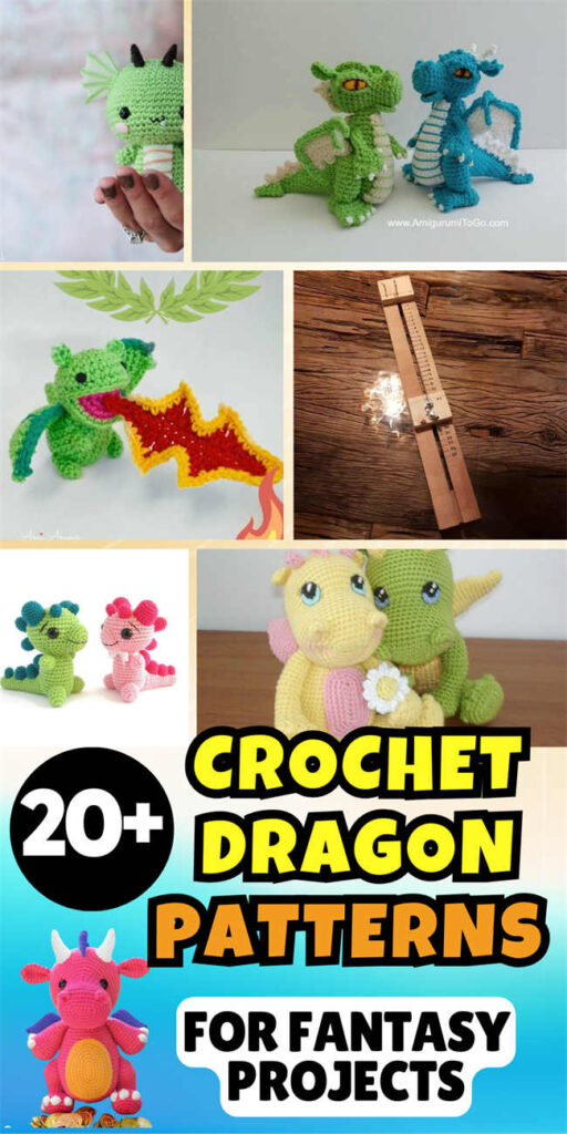 20+ Free Crochet Dragon Patterns for Fantasy Projects