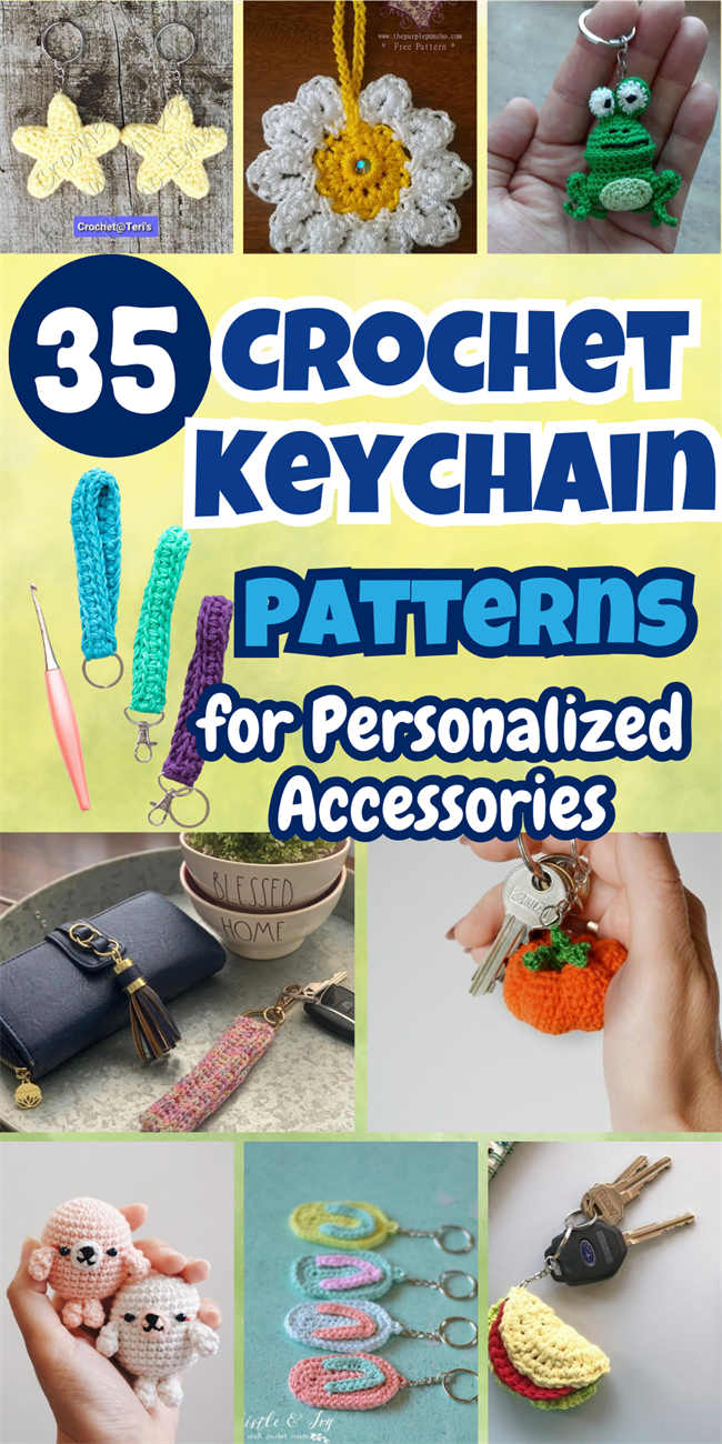 35 Creative Crochet Keychain Designs to Add Charm to Your Keys