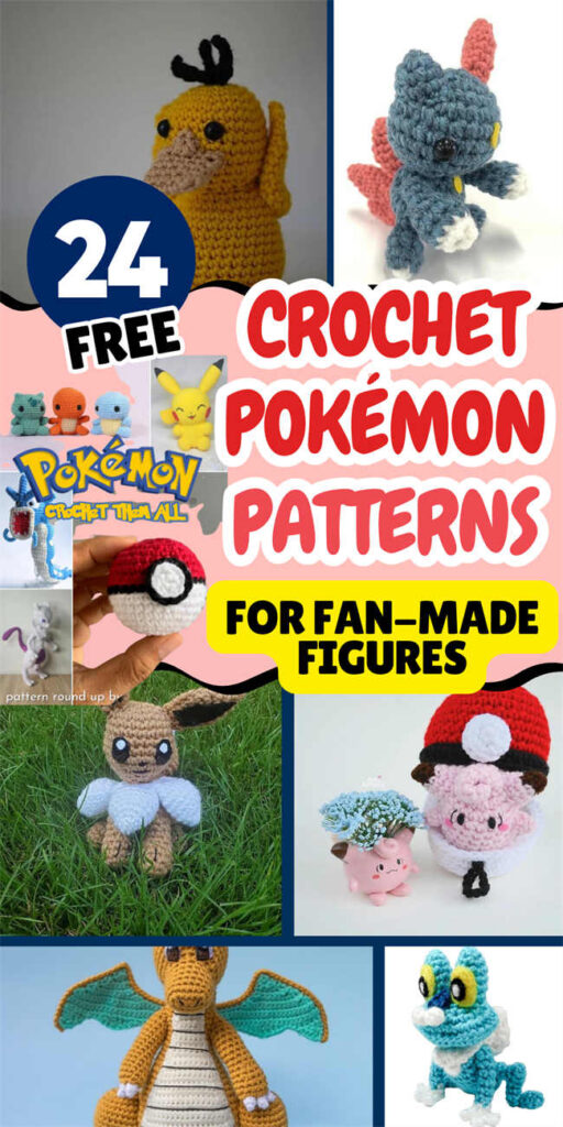 20 Fun Free Crochet Pokémon Patterns for Every Fan