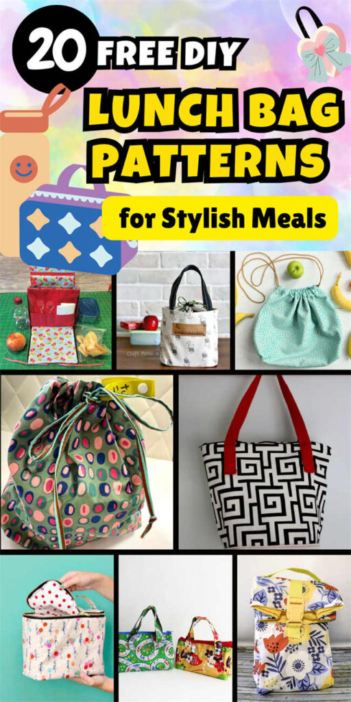 15 Free DIY Lunch Bag Patterns for Stylish Meals