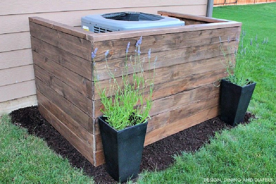 25 Easy Diy Air Conditioner Cover Ideas