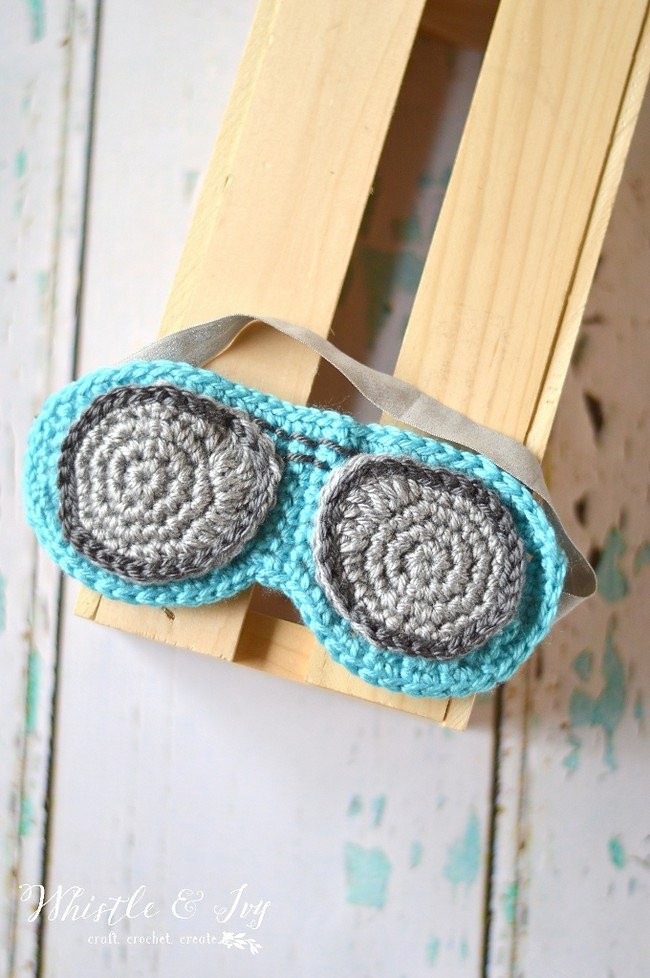 17 Free Crochet Sleep Mask Patterns for Restful Nights