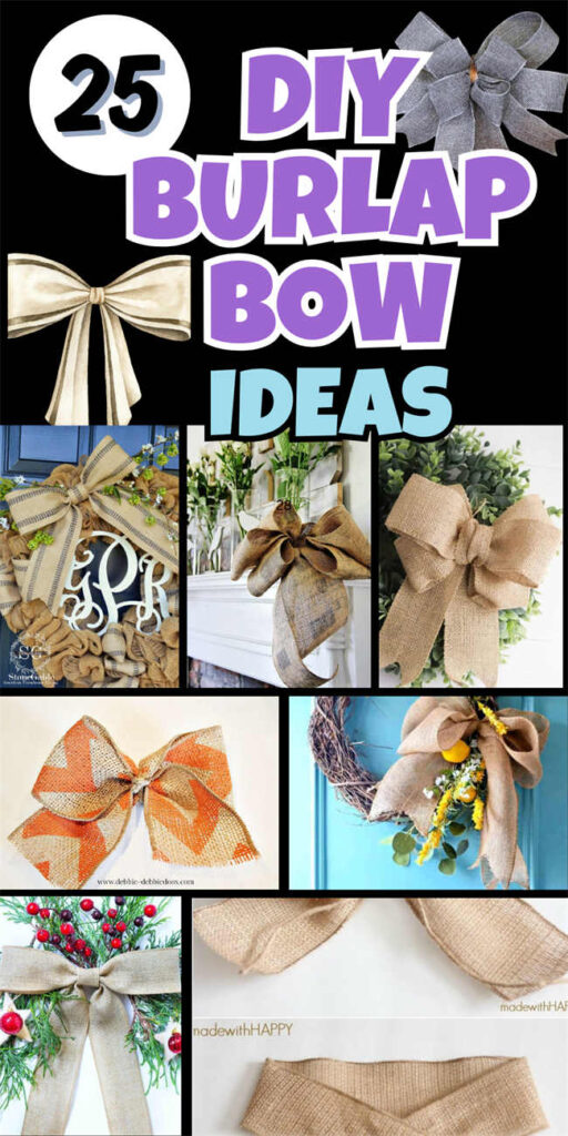 25 Creative Burlap Bow Designs to Add a Touch of Elegance