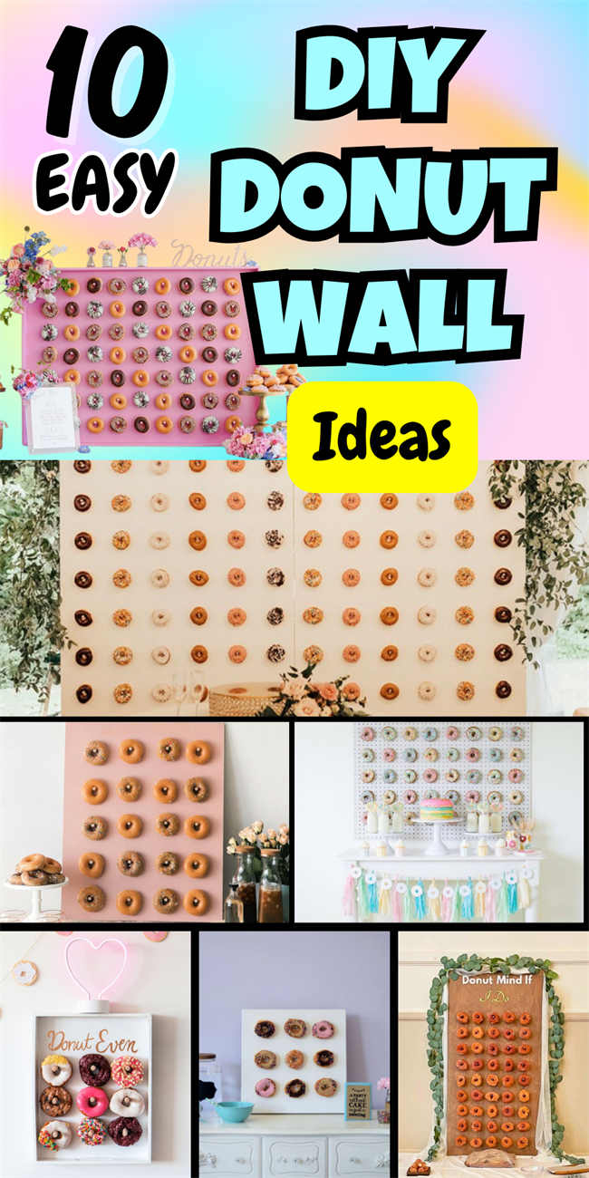 25 Fun and Easy DIY Donut Wall Ideas for Your Next Party