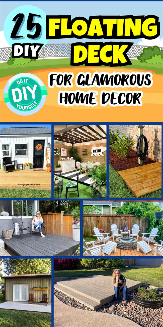 25 Innovative DIY Floating Deck Ideas for Backyard Bliss