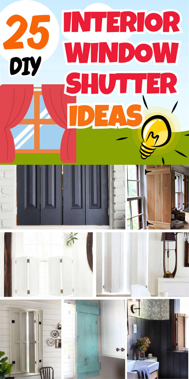 25 Creative DIY Interior Window Shutter Ideas for Stylish Spaces