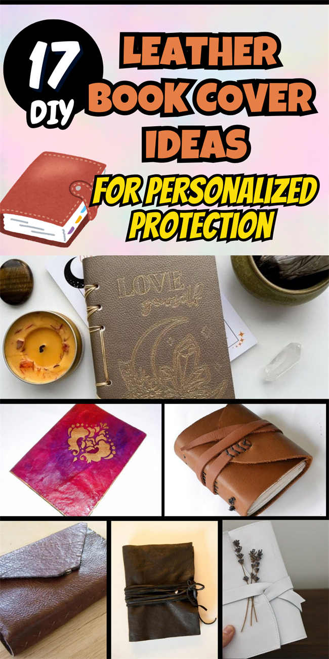 17 Creative Leather Book Cover Designs to Protect Your Books
