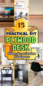 15 Practical DIY Plywood Desk Plans for a Custom Workspace