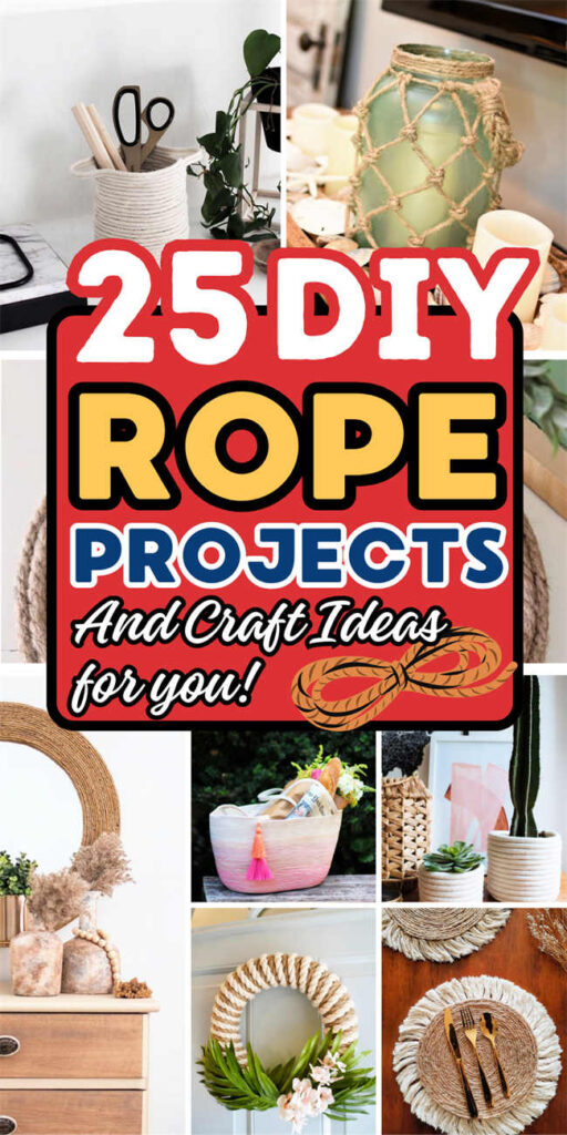 25 Creative DIY Rope Projects for Stylish Home Decor