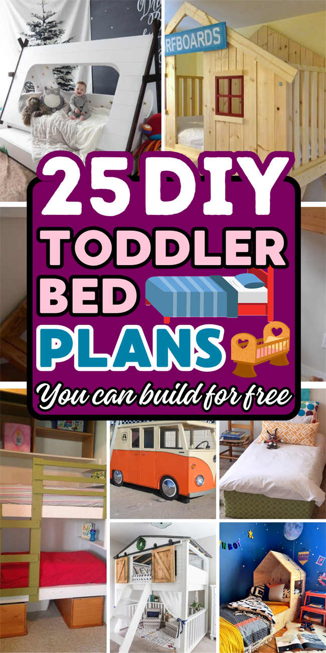 25 Free DIY Toddler Bed Plans for a Safe and Cozy Sleep