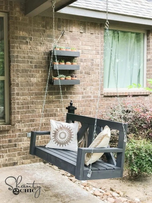15 Creative DIY Arbor Swing Designs for Relaxing Outdoors