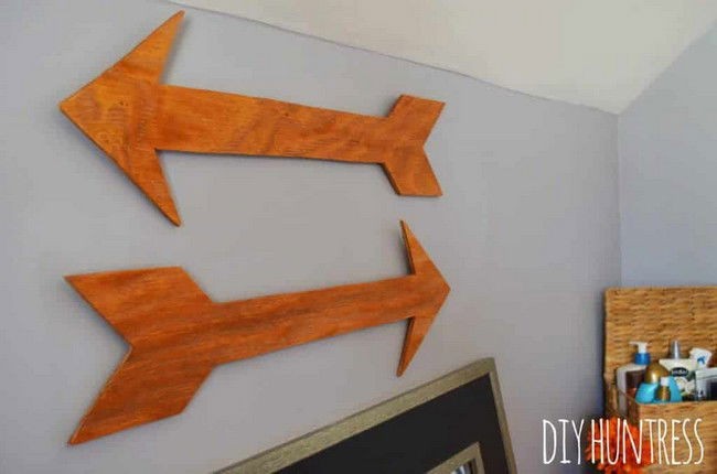 24 Creative DIY Wooden Arrow Ideas for Rustic Decor