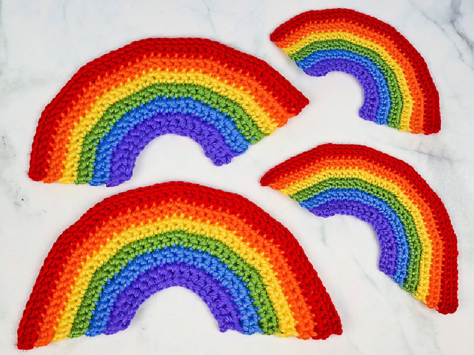 26 Creative Free Crochet Rainbow Designs to Brighten Your Day