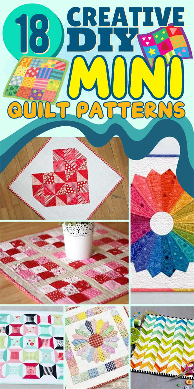 18 Unique Mini Quilt Designs to Showcase Your Sewing Skills