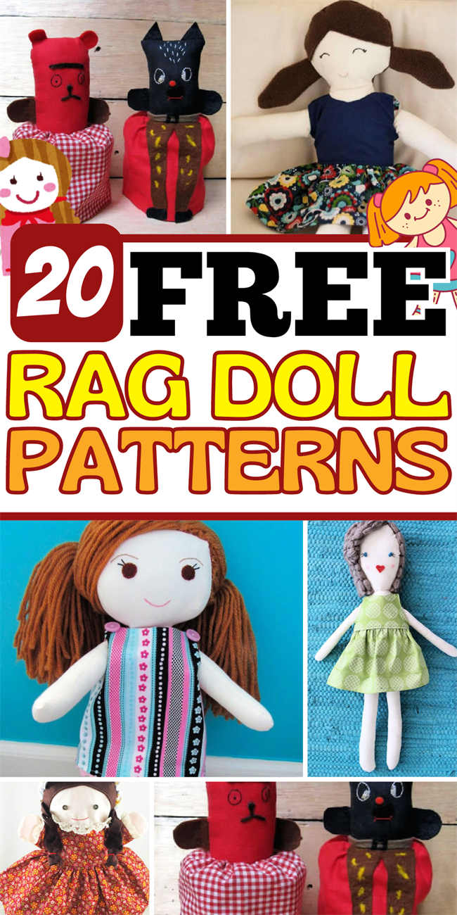 20 Creative Free Rag Doll Designs for Unique Gifts