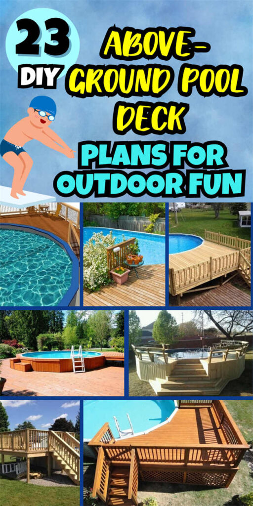 12 DIY Above-Ground Pool Deck Plans for Outdoor Fun