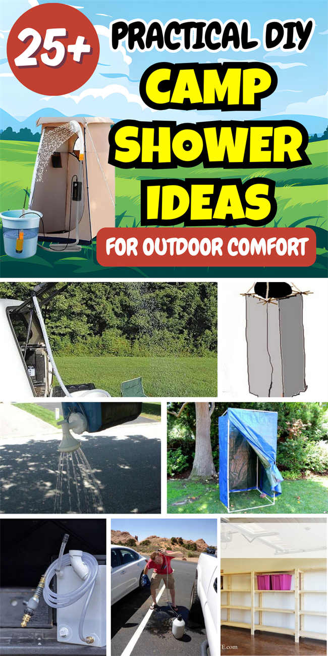 25+ Practical DIY Camp Shower Ideas for Outdoor Comfort