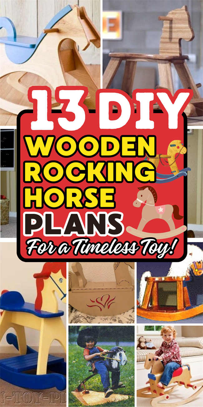 13 Charming DIY Wooden Rocking Horse Plans for Kids