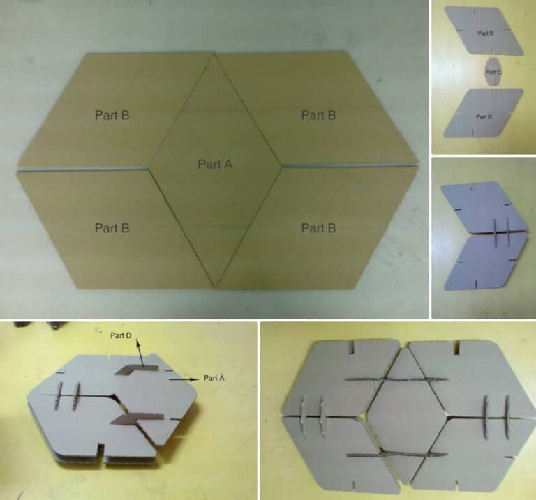 6 Steps to Create Cardboard Room Divider