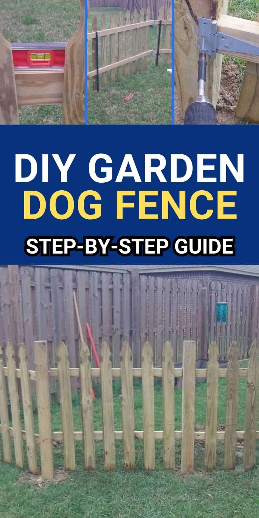 How to Build a DIY Garden Dog Fence with a Gate？