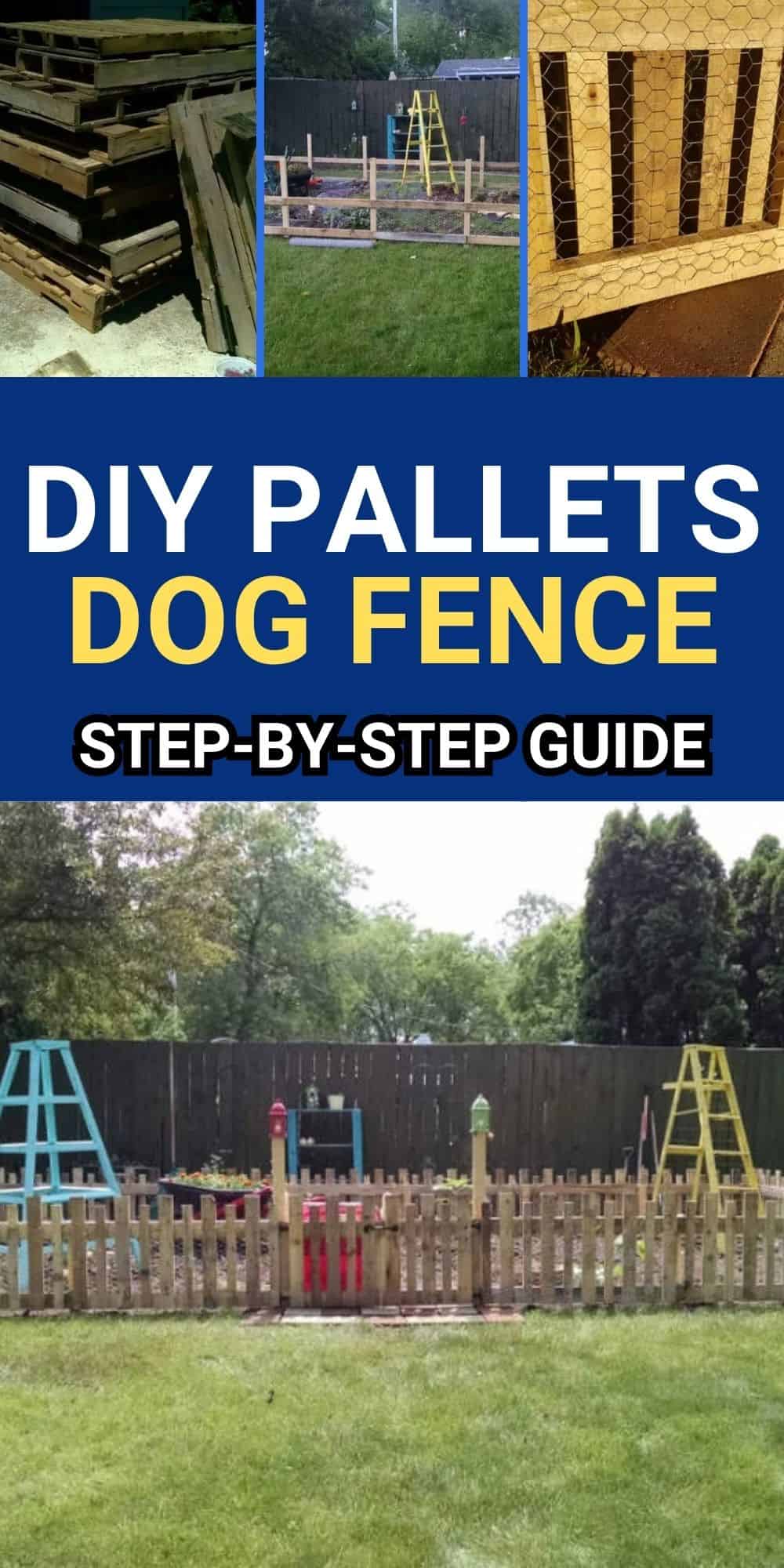Diy Dog Fence With Reclaimed Pallets